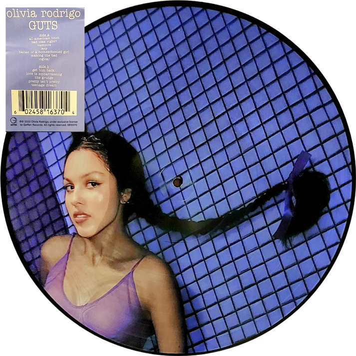 Olivia Rodrigo: Guts - Vinyl Picture Disc LP with Alternative Artwork ...