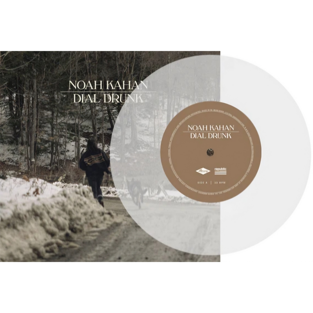 Noah Kahan Ft. Post Malone: Dial Drunk - UK Clear Vinyl 7" Single ...